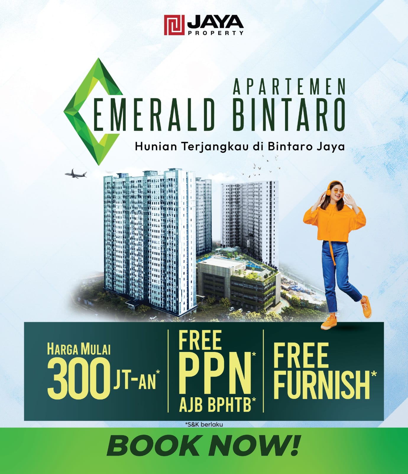 Apartemen Emerald Bintaro Cicilan 2 Jutaan